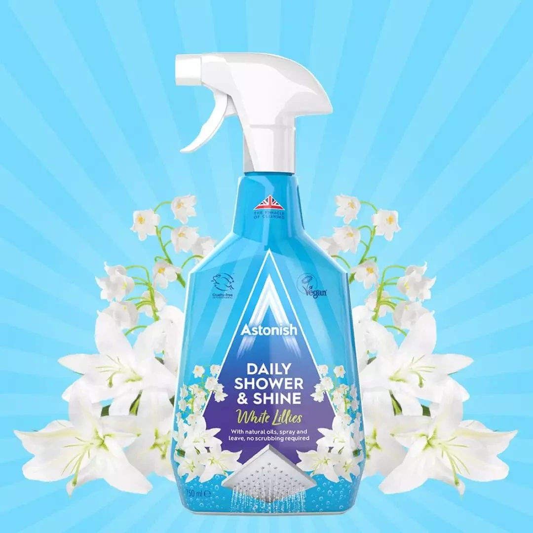 Astonish Daily Shower Shine Środek do Kabin Prysznicowych 750 ml | ŚRODKI CZYSTOŚCI \ Łazienka ...