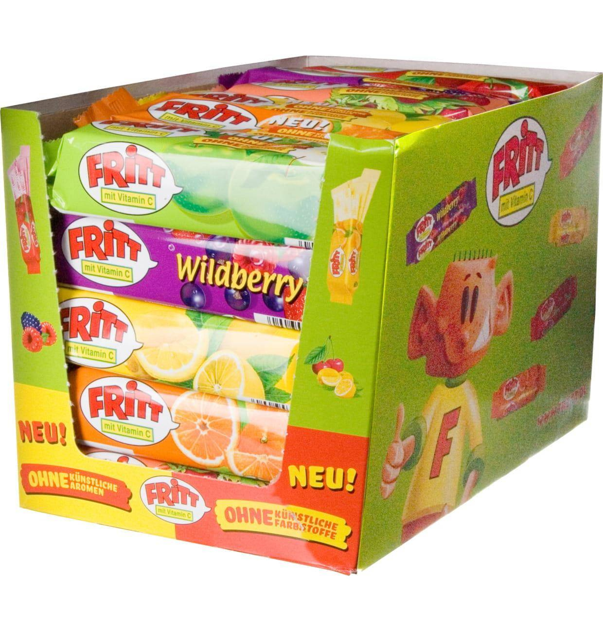 Fritt Guma Rozpuszczalna z Witaminą C 30 szt. 6 smaków | SŁODYCZE ...