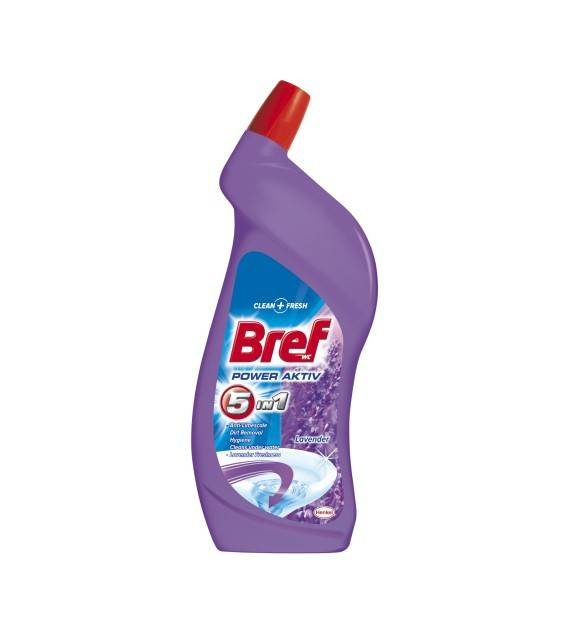 Bref Power Active 5 in 1 Lavende Żel WC 750 ml | ŚRODKI CZYSTOŚCI \ Łazienka \ WC | - Euroshop24h.pl