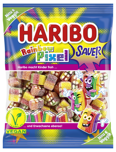 Haribo Rainbow Pixel Żelki 160 g | SŁODYCZE \ Żelki | - Euroshop24h.pl